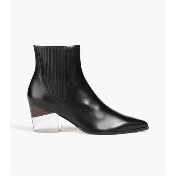 Alexandre Birman | Shoes | Alexandre Birman Black Leather Ankle Booties ...